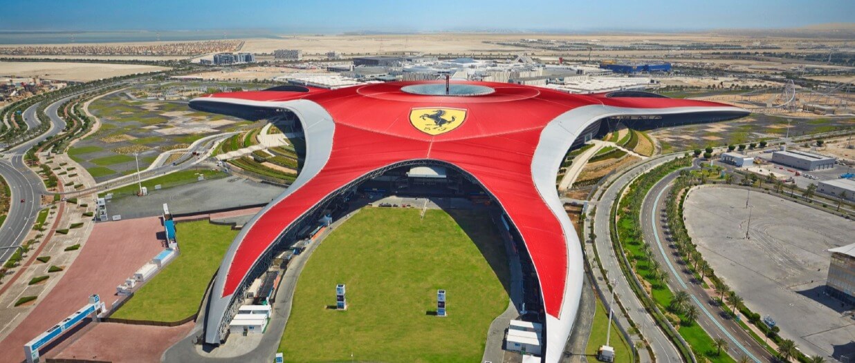 Ferrari World Gas Systems installation by Al Fanar Gas Group